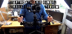 STARTRC 4th Axis Gimbal Stabilizer Handle Review Video - Gimbal Test