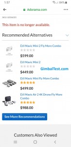 Mavic Mini 2 Prices Leaked For Drone And Fly More Combo - Gimbal Test